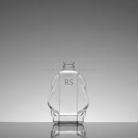 China Tower Shaped Printing Logo Spirits in Clear Glass Bottle Elevate Your Branding Gam for sale