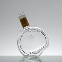 China Tower Shaped Printing Logo Spirits in Clear Glass Bottle Elevate Your Branding Gam for sale