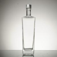China Square Liquor Glass Bottle with Super Flint Glass Material and Cork/ Screw/ Guala Seal for sale
