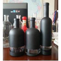 China Engraving Glass Bottle for 500ml 700ml Capacity Private Label Spray Vodka Liquor for sale