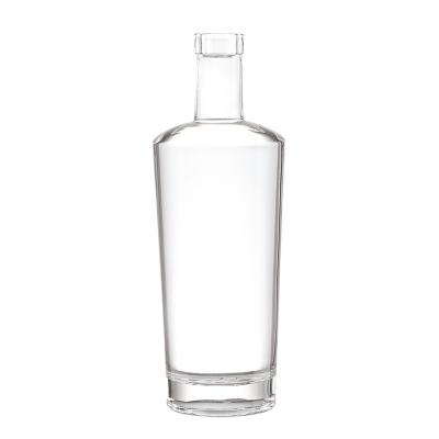 China Super Flint Glass Vodka Bottle With Cork for Tea Customized Printing and Packaging for sale