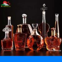 China Customized 750ml/500ml Glass Bottle for Spirits Packaging Twist-off Cap Sealing Type for sale