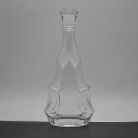 China Industrial Beverage Custom Design Glass Bottle Glass Liquor Bottles for Vodka for sale