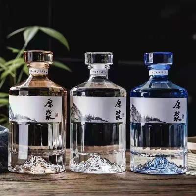 China 100ml Remy Martin Glass Bottles at CNF for Vodka Whiskey Brandy in 250ml 500ml 700ml for sale