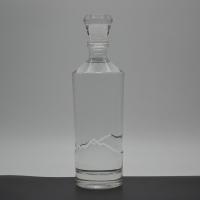 China Industrial Beverage Custom Design Glass Bottle Glass Liquor Bottles for Vodka for sale