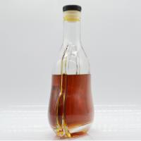 China Super Flint 700ml Spirit Glass Vodka Bottle with Cork OEM/ODM Acceptable Customizable for sale