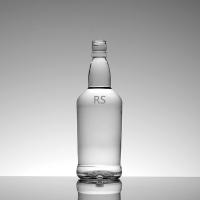 China Logo Printing Can Custom Crystal White Alcohol in 0.5L Butterfly Shaped Glass Bottle for sale