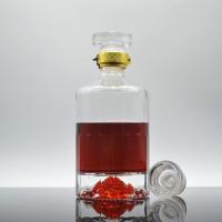 China Super Flint Glass Material Round Bottles 0.5L/500ml/700ml for Whisky in End Spirits for sale