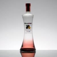 China Custom 750ml Rocket Shaped Vodka Glass Bottle For Beverage Online with SCREW CAP for sale