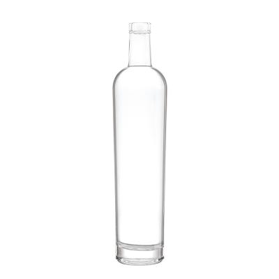 China Whisky Liquor Wine Glass Bottle in Super Flint Material with Clear White Color 375ml for sale