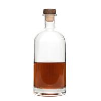 China 750ml Empty Spirit Bottle with Frost Surface Handling and Super Flint Glass Material for sale