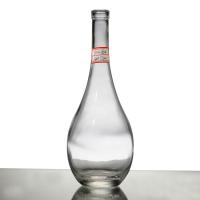 China Customized 500ml 750ml 1L Liquor Spirit Glass Bottle with Super Flint Glass Material for sale