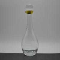 China Transparent 750ML Empty Ciroc Vodka Glass Bottles Botella with Transparent Design for sale