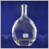China Transparent 750ML Empty Ciroc Vodka Glass Bottles Botella with Transparent Design for sale