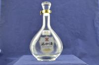 China Transparent 750ML Empty Ciroc Vodka Glass Bottles Botella with Transparent Design for sale