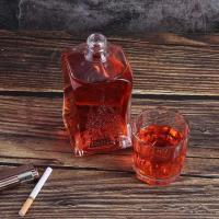 China Super Flint 500ml 700ml 750ml Brandy Liquor Glass Wine Bottles with and Fashion Design for sale