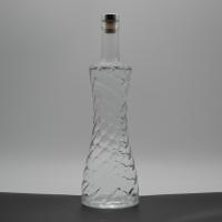 China Whisky Custom Design Glass Bottle 750ml Flip Top Vodka Bottle with Express Shipping for sale