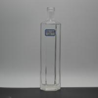 China Whisky Custom Design Glass Bottle 750ml Flip Top Vodka Bottle with Express Shipping for sale