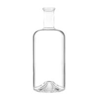 China Decal/Screen Printing/Painting/Frost Surface Handing 700ml Glass Bottle with Lid for sale