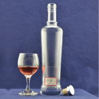 China Bulk Production Super Flint Glass Material 750ml Glass Vodka Wine Bottle for Spirit Drink for sale