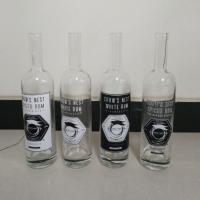China Decal Surface Handling Crystal Empty Beluga Vodka Bottles 750ml for Bulk Purchase for sale