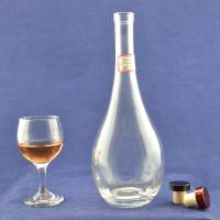 China 500ml 750ml Glass Vodka Whisky Bottles Super Flint Glass Material and Flat Base Design for sale