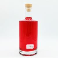 China Surface Handing Decal / Screen Printing / Painting / Frost 750ml Glass Vodka Gin Bottle for sale