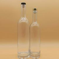 China 1 Liter Glass Bottle for Custom Gin Tequila Red Wine and More in Customer Logo Printing for sale
