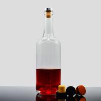 China Super Flint Glass Material 500ml 750ml 1000ml Vodka Glass Bottle Gin Bottle at for Your for sale