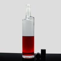 China Super Flint Glass Material 500ml 750ml 1000ml Vodka Glass Bottle Gin Bottle at for Your for sale