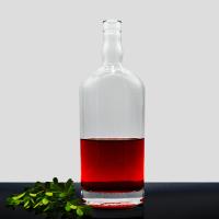 China Super Flint Glass Material 500ml 750ml 1000ml Vodka Glass Bottle Gin Bottle at for Your for sale