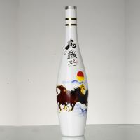 China Super Flint Glass Material 750ml Vodka Glass Bottles Customized for Shandong Yuncheng for sale