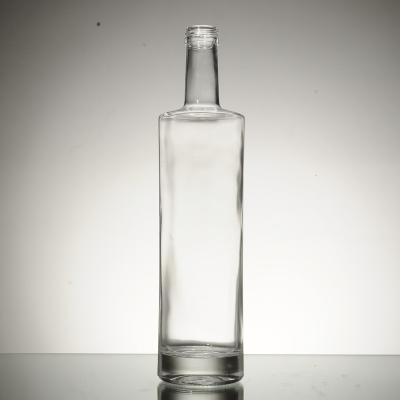 China Collar Material Glass Bottle For Wine With Corks Lids 750ml Empty Xo Brandy Bottle for sale