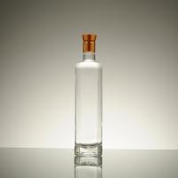 China Collar Material Glass Bottle For Wine With Corks Lids 750ml Empty Xo Brandy Bottle for sale