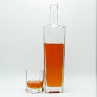 China Super Flint Glass 250ml 300ml 350ml 750ml 1l Clear Glass Liquor Bottles with Tequila for sale