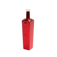 China 250ml 500ml 16oz Black Matte Dark Boston Glass Bottles for Liquor Vodka Olive Oil for sale