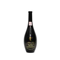 China 250ml 500ml 16oz Black Matte Dark Boston Glass Bottles for Liquor Vodka Olive Oil for sale
