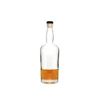 China 250ml 500ml 16oz Black Matte Dark Boston Glass Bottles for Liquor Vodka Olive Oil for sale