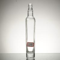 China High Flint Glass Material 750ml Glass Bottle Clear Olive Oil Bottles Sealing Type Cork for sale