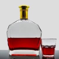 China High Flint Glass Material 750ml 1000ml Vodka Glass Bottle for Benefit for sale