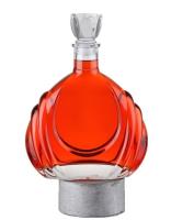 China Brandy Bottles Custom Design Empty Liquor Bottle for 750ml Vodka Glass Bottle for sale