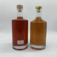 China Customized Clear Glass Wine Bottles for Tequila Whisky Brandy 750ml 500ml 1000ml for sale