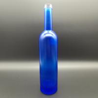 China Engraving/Frost/Decal/Spray Glass Bottle 750ml/1000ml for Vodka Whisky Brandy Rum Gin for sale