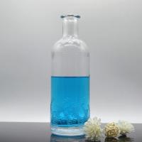 China 500ml 750ml Super Flint Glass White Spirits Liquor Bottle Perfect for Vodka Brandy Rum for sale
