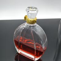 China 500ml 750ml Super Flint Glass White Spirits Liquor Bottle Perfect for Vodka Brandy Rum for sale
