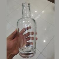 China Electroplated Glass Bottle for Liquor Alcohol Whiskey Tequila Vodka 350ml 500ml 750ml for sale