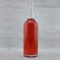 China Guala Cap Sealing Type 500ml 700ml 750ml 1000ml Liquor Glass Bottle for Spirits for sale