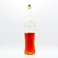 China Paypal Payment Accepted Clear Glass Bottle for Alcoholic Beverages for sale