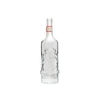 China Industrial Beverage 750ml Liquor Wine Bottle with Seal Caps Made of Super Flint Glass for sale