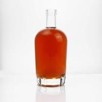 China Decal Logo Customized 350ml 500ml 700ml 750ml 1000ml Glass Bottle for Rum Vodka Whisky Gin for sale